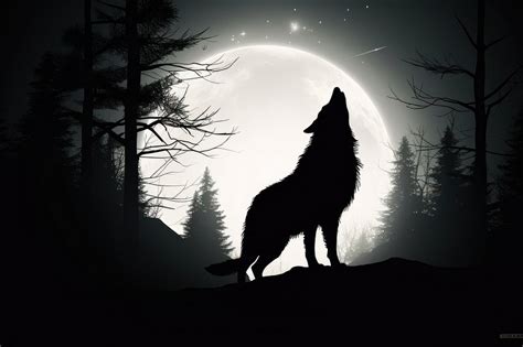 Wolf Moon Astronomy Outdoors Premium Photo Rawpixel