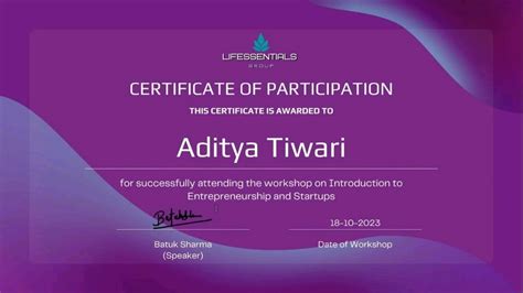 aditya tiwari on linkedin entrepreneurship startups webinarexperience