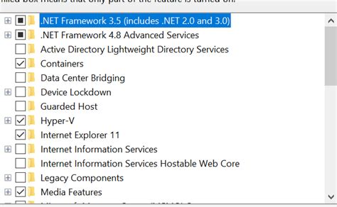 Powershell Net Framework 35 Replaced By Net Environment In Windows