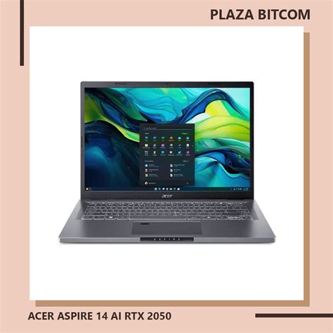 ACER ASPIRE AI RTX Intel Ci H G G WUXGA W OHS BITCOM PLAZA