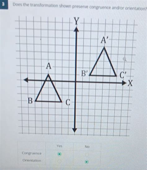 Solved 3 Does The Transformation Shown Preserve Congruence And Or