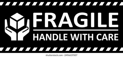 Vector Icons Set Fragile Packages Logistics Stock Vector Royalty Free 2482685549 Shutterstock