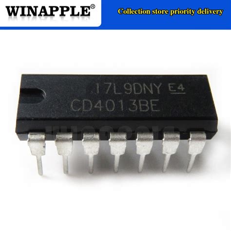 10pcslot Cd4013be Cd4013bp Dip14 Cd4013 Dip 全新和 Ic 蝦皮購物