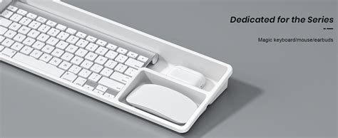 Yikola Acrylic Computer Keyboard Stand With Wrist Rest And Storage Tray 3 Level