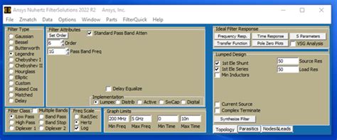 Nuhertz Filtersolutions：最佳滤波器设计现已完全集成在 Ansys Aedt 中ansys Nuhertz