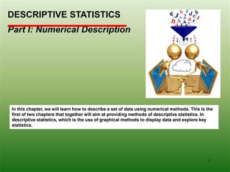 Descriptive Statistics Numerical Description Pptx