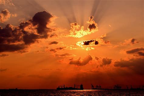 Sunset Sea Sky Free Photo On Pixabay Pixabay