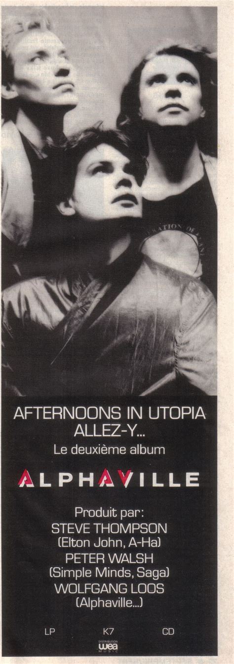 Alphaville Septembre 1986 New Wave Septembre