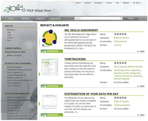 Screenshot Of The Web Interface Of The Widget Store The Result Of A Download Scientific