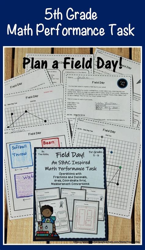 Sbac Math Performance Task Math Project Based Learning Activity Test Prep Project Based