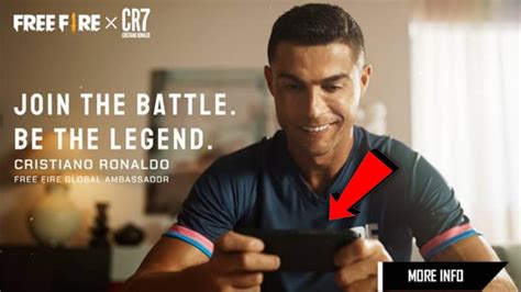 Cristiano Ronaldo Jugando Free Fire Video Promocional Inicia