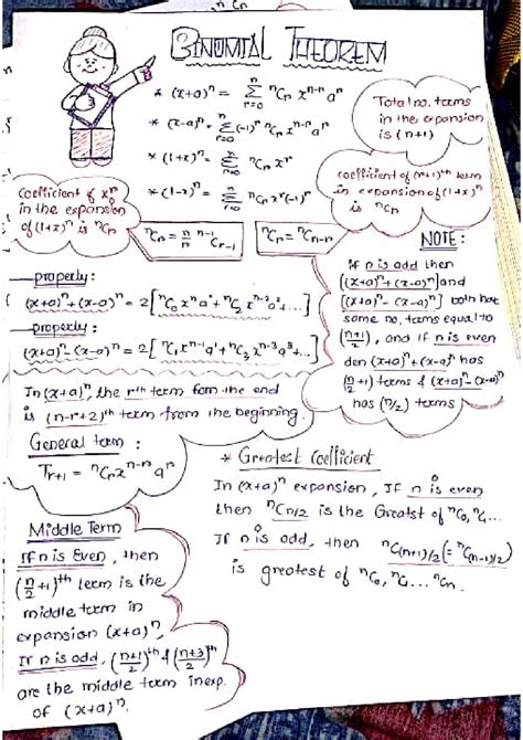 SOLUTION Binomial Short Notes Studypool