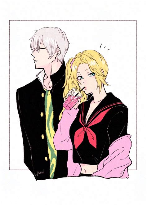 Yukka19 Ichimaru Gin Matsumoto Rangiku Bleach Highres 1boy 1girl