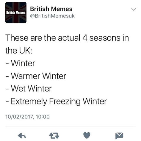 England Weather Memes