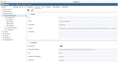 AWS RDS PostgreSQL Deployment With PgAdmin EDB