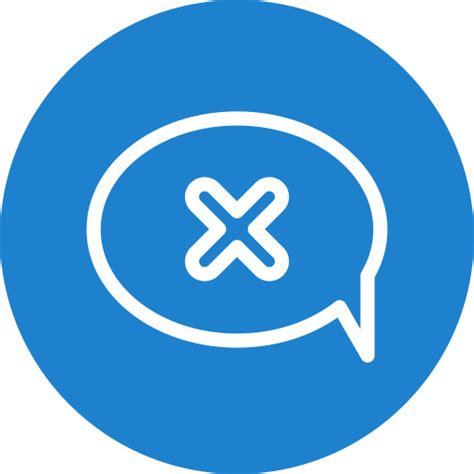 Block Chat Generic Circular Icon