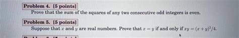 Solved Problem 4 5 Points Prove That The Sum Of The