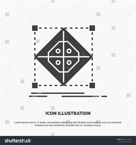 Architecture Cluster Grid Model Preparation Icon Stock Vector Royalty Free 1249114189