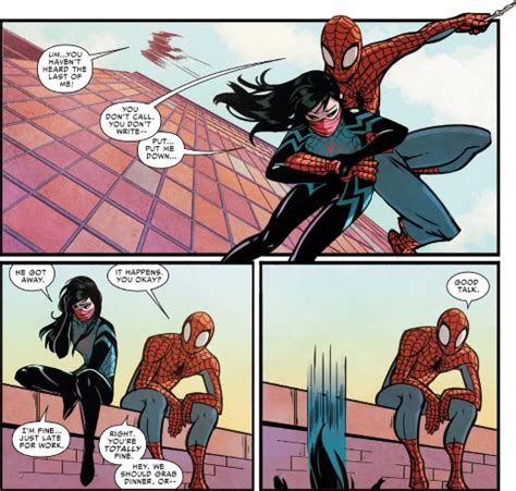 Spiderman And Silk Spiderman X Silk Kiss Spider Man And Silk Marvel