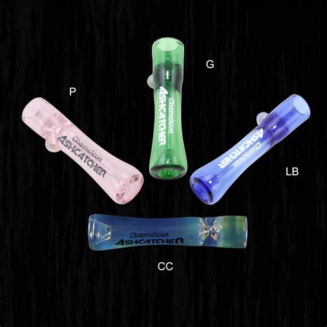 Ash Catcher Chillum Glass Pipe Chameleon Glass