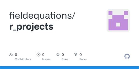 GitHub Fieldequations R Projects