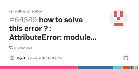 How To Solve This Error Attributeerror Module Kerastfkeraskeraslayers Has No