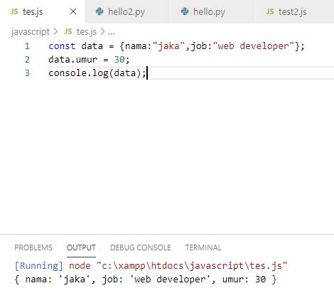 Cara Menjalankan Kode JavaScript Di Editor VSCode