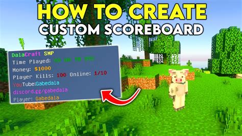 How To Create A Custom Scoreboard In Minecraft Bedrock Youtube