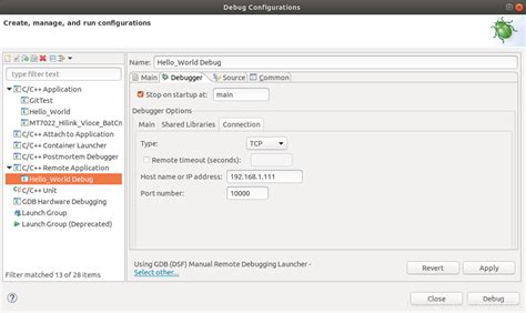 Eclipse 配置远程gdb调试eclipse Gdb Csdn博客