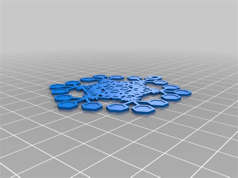 Free 3d File Snowflake 6666666・3d Printer Design To Download・cults