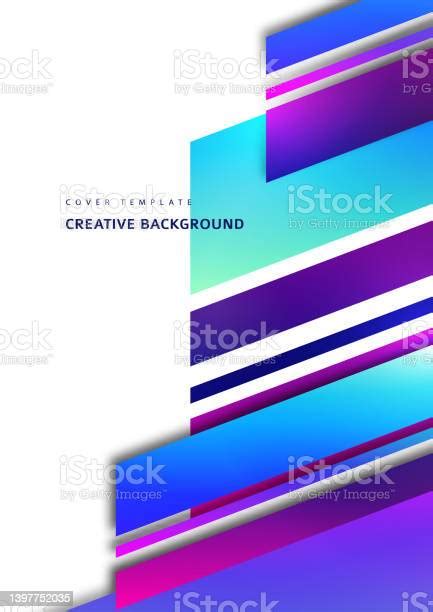 기울어진 줄무늬와 선 비즈니스 프리젠 테이션 앱 커버 및 웹 사이트 디자인을위한 템플릿 벡터 날씬한에 대한 스톡 벡터 아트 및