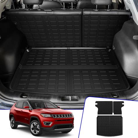 San Auto Trunk Mats Custom Fit For Jeep Compass 2017 2018