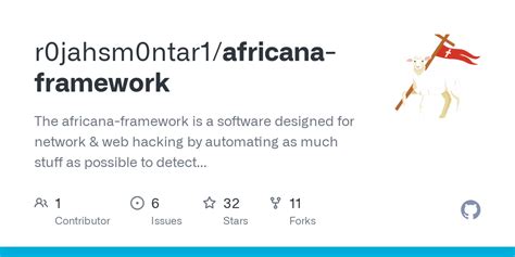 Issues · R0jahsm0ntar1africana Framework · Github
