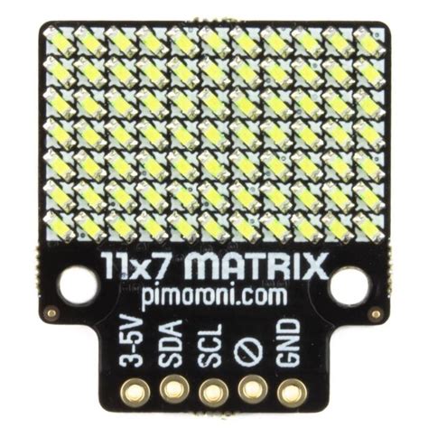 Pimoroni 11x7 Led Matrix Breakout Led Matrix Bar Graphs Led