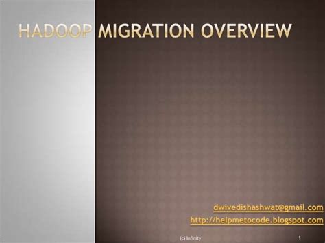 Hadoop Migration And Upgradation Ppt