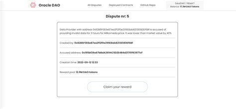 Github Hatskieroracle Dao Dao And Dispute Resolution For Oracles