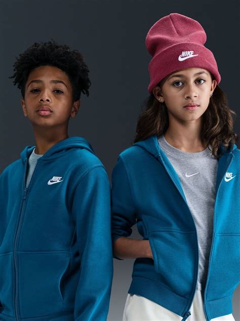 Buy Nike Abyss Blue Club Fleece Zip Through Hoodie From Next Iceland