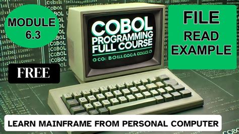 Module 63 Cobol File Read Practical Cobol Programming Full Course