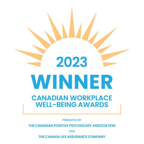 The Canadian Workplace Well Being Awards 2023 Canadian Positive