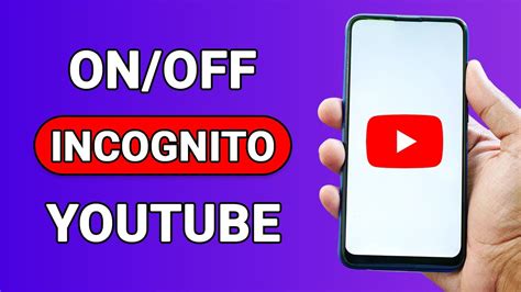 How To Turn ON Or Off Incognito Mode In Youtube Apps Android NEW UPDATE YouTube