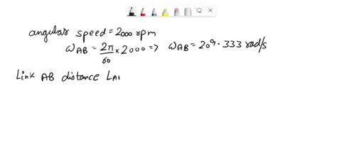 Solved Problem 5 Crank Ab Has A Constant Clockwise Angular Velocity Of