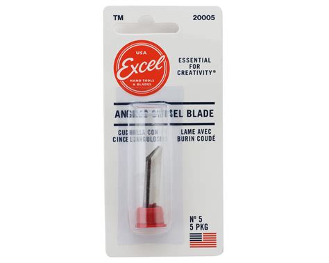 Excel 5 Angled Chisel Blade 5 Exl20005 Amain Hobbies