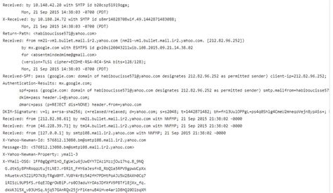Digital Forensics Examiner Digital Forensicsemail Header Example