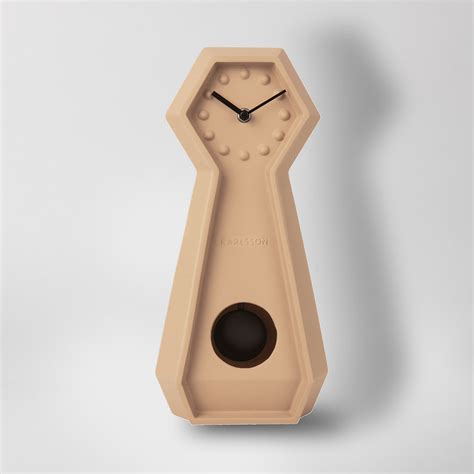 Trusk Pastel Nude Table Clock Pendulum Vaunt Design