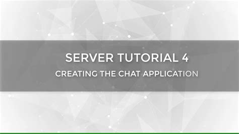 Java Server Tutorial 4 Instant Chat Application Using Sockets