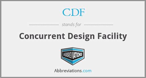 What Is The Abbreviation For Concurrent Design Facility