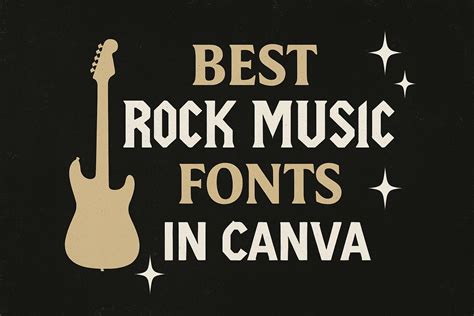 Rock Font Canva