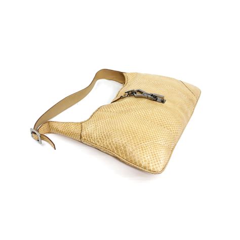 Gucci Jackie Bag In Python Leather For Sale At 1stdibs