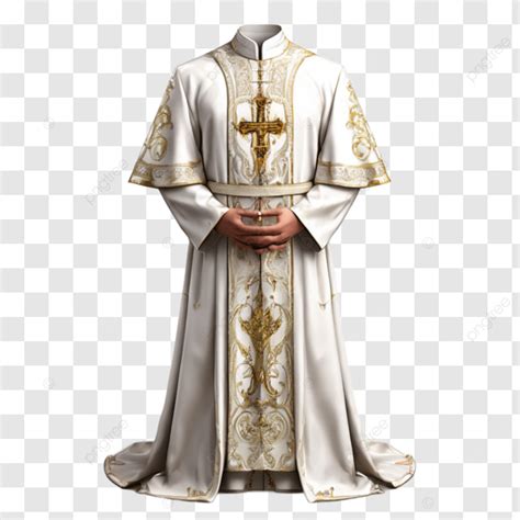 금 자수가 있는 흰 옷을 입은 신부 흰 옷을 입고 금으로 수놓은 신부 엄숙하게 교회에 서서 성직자 Png 일러스트 및 이미지 에 대한 무료 다운로드 Pngtree