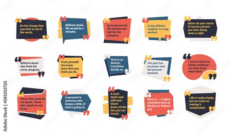 Quotes In Frames Speech Balloon Textbox With Commas For Quoting Or Comment Feedback Dialog Box